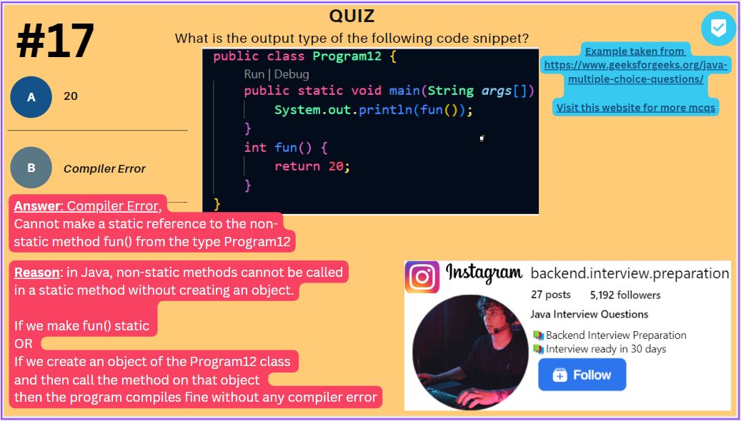 Java Interview Preparation . on LinkedIn: #java #javainterview # ... Java Interview Preparation . on LinkedIn: #java #javainterview # ...