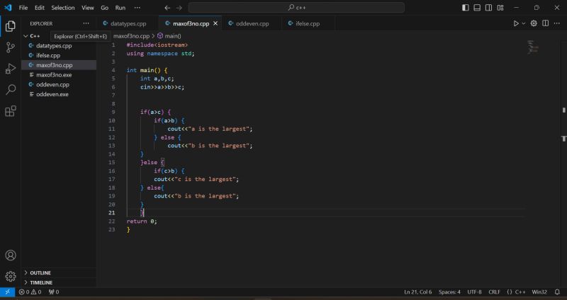 Vansh Kumar Baliyan on LinkedIn: #cplusplus #programming #coding # ... Vansh Kumar Baliyan on LinkedIn: #cplusplus #programming #coding # ...