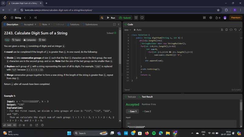 Suman S on LinkedIn: #leetcode #codingchallenge Suman S on LinkedIn: #leetcode #codingchallenge