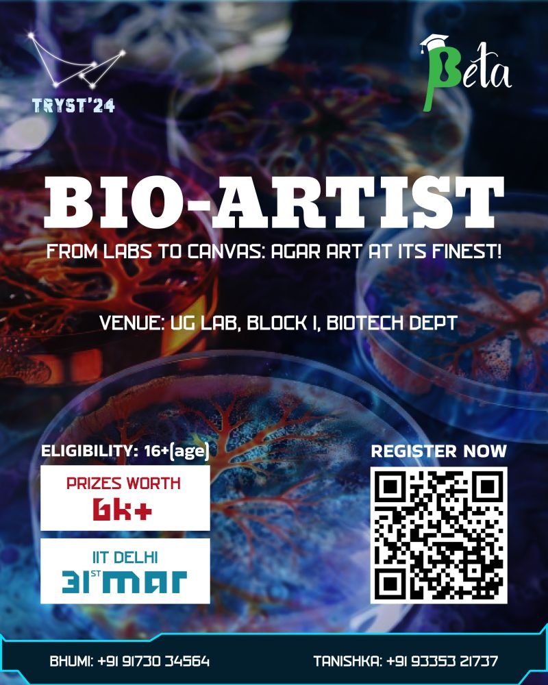 TRYST, IIT Delhi on LinkedIn: #biotech #tryst24 #tryst #iitd #iitdelhi ... TRYST, IIT Delhi on LinkedIn: #biotech #tryst24 #tryst #iitd #iitdelhi ...