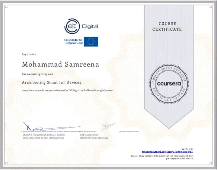 Mohammad Samreena on LinkedIn: #coursera Mohammad Samreena on LinkedIn: #coursera