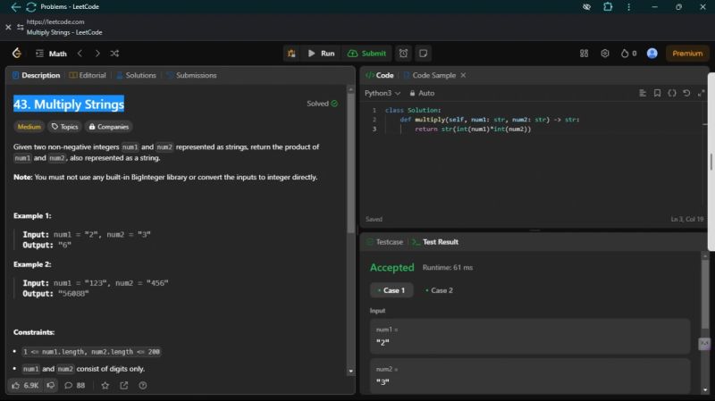 Sam Benadick Joseph on LinkedIn: #leetcode #codingchallenge # ... Sam Benadick Joseph on LinkedIn: #leetcode #codingchallenge # ...
