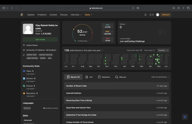 Bandela Vijay Rakesh Reddy on LinkedIn: #leetcode #problemsolving # ... Bandela Vijay Rakesh Reddy on LinkedIn: #leetcode #problemsolving # ...