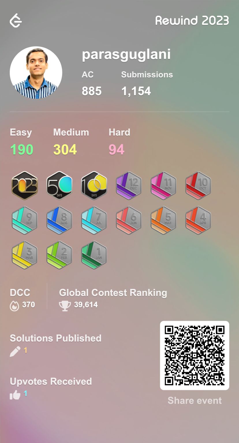 Paras Guglani on LinkedIn: #leetcode #dsa #coding #programming # ... Paras Guglani on LinkedIn: #leetcode #dsa #coding #programming # ...