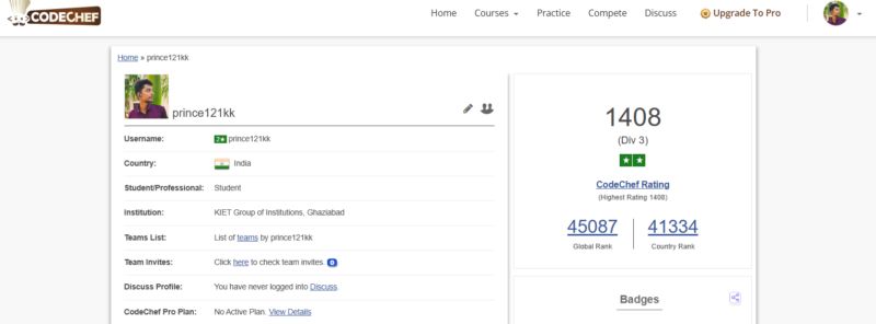 Prince Kushwaha on LinkedIn: #competitiveprogramming #codechef # ... Prince Kushwaha on LinkedIn: #competitiveprogramming #codechef # ...
