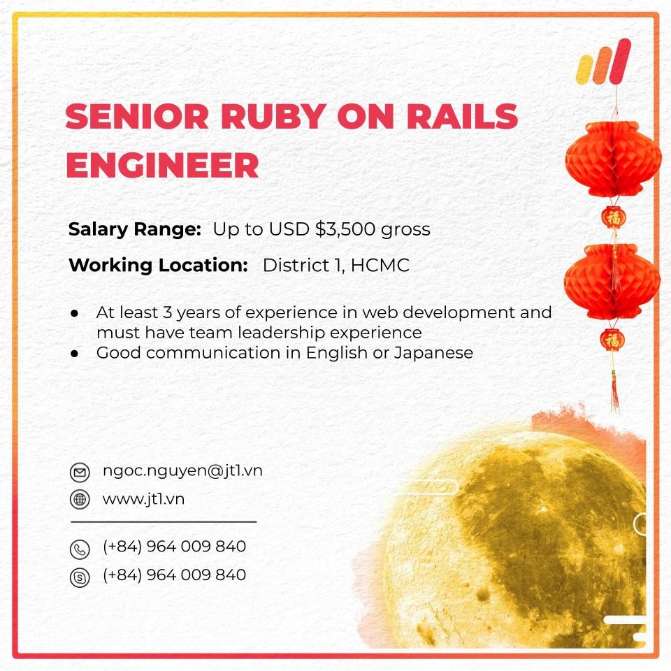 Ngoc Nguyen (Crystal) on LinkedIn: #senior_ruby_on_rails_engineer Ngoc Nguyen (Crystal) on LinkedIn: #senior_ruby_on_rails_engineer