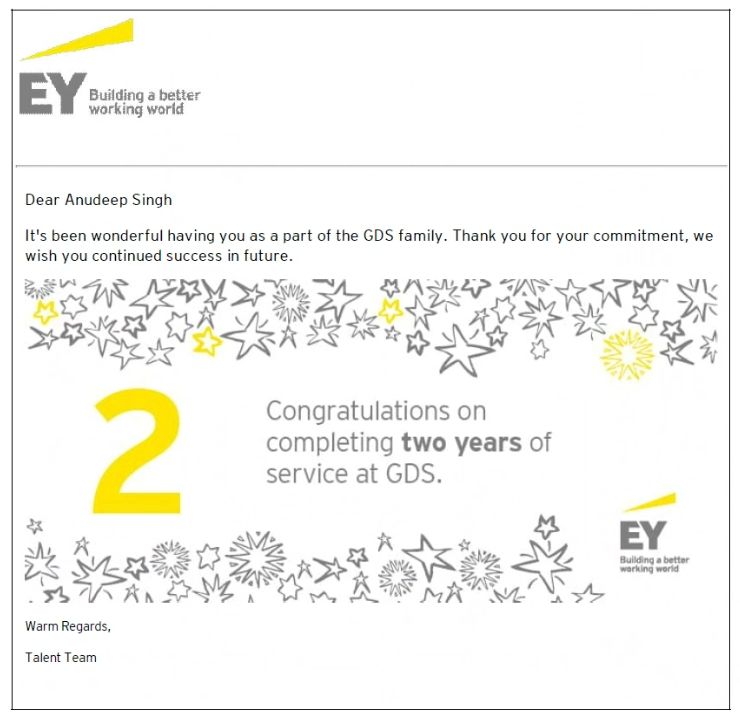 Anudeep Singh on LinkedIn: #ey #workanniversary Anudeep Singh on LinkedIn: #ey #workanniversary