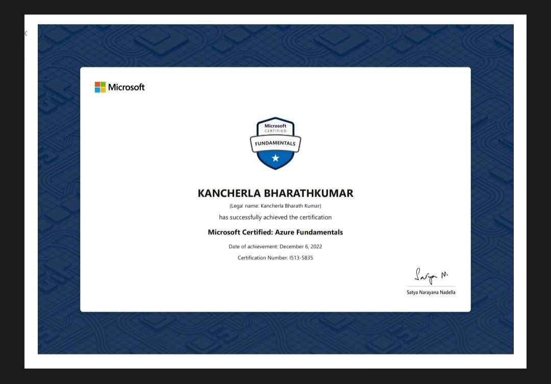 Bharath kumar on LinkedIn: #microsoft #azure #share #az900 Bharath kumar on LinkedIn: #microsoft #azure #share #az900