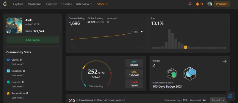 Alok Alok on LinkedIn: #leetcode #codingjourney #problemsolving # ... Alok Alok on LinkedIn: #leetcode #codingjourney #problemsolving # ...