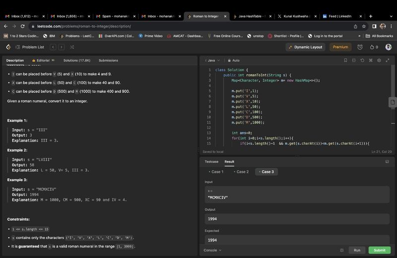 Mohana Krishnan Ramesh on LinkedIn: #hashmap #java #leetcode Mohana Krishnan Ramesh on LinkedIn: #hashmap #java #leetcode