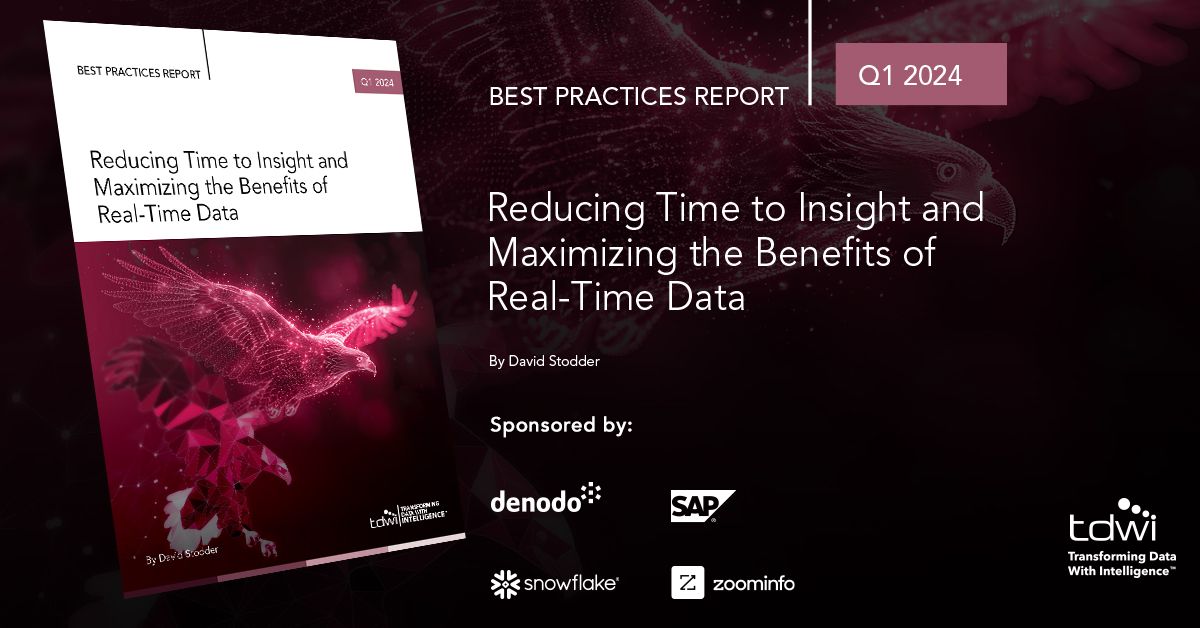 TDWI on LinkedIn: TDWI Best Practices Report | Reducing Time to Insight ... TDWI on LinkedIn: TDWI Best Practices Report | Reducing Time to Insight ...