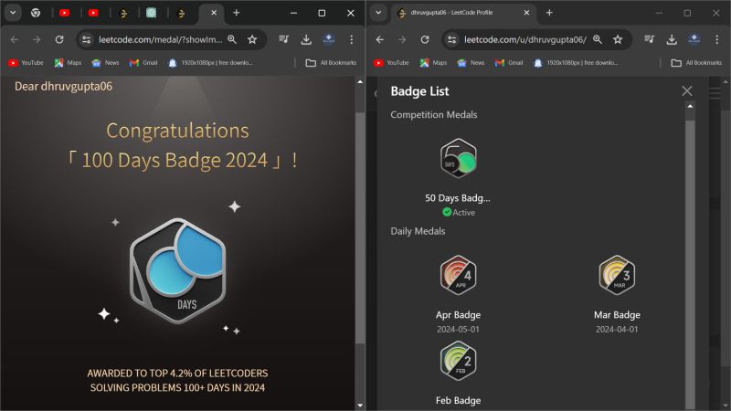 Dhruv Gupta on LinkedIn: #codingjourney #badgesofhonor #problemsolver # ... Dhruv Gupta on LinkedIn: #codingjourney #badgesofhonor #problemsolver # ...