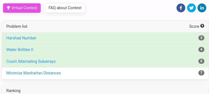 Pranesh Siva on LinkedIn: In the recent LeetCode contest, I managed to ... Pranesh Siva on LinkedIn: In the recent LeetCode contest, I managed to ...