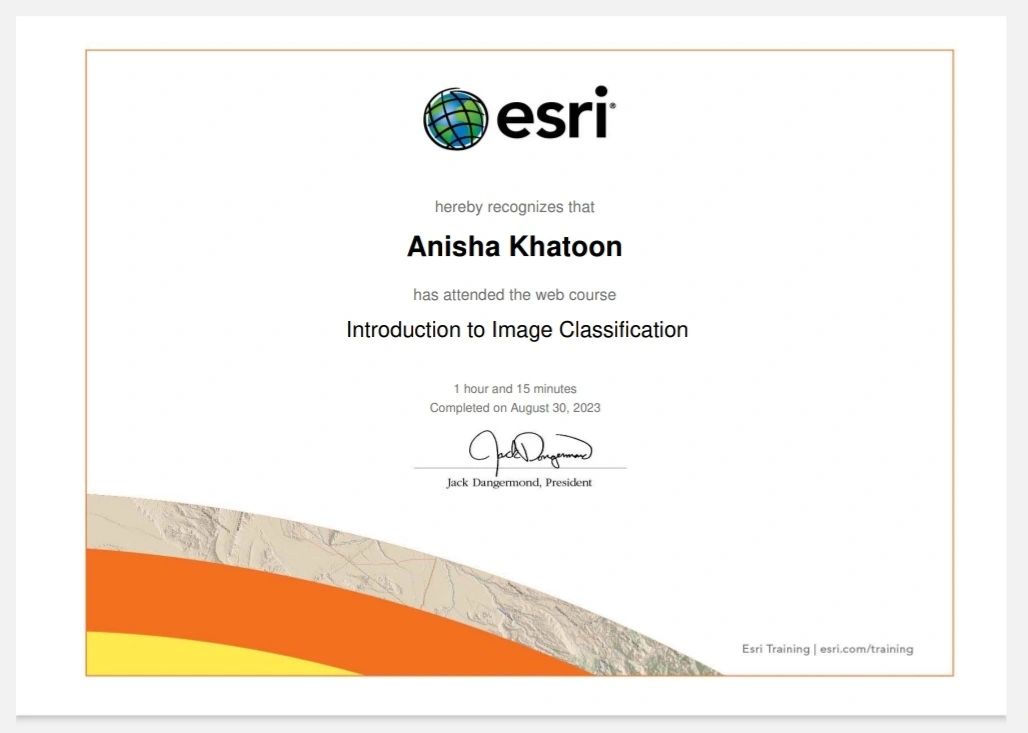 Anisha K. on LinkedIn: #esrilearning Anisha K. on LinkedIn: #esrilearning