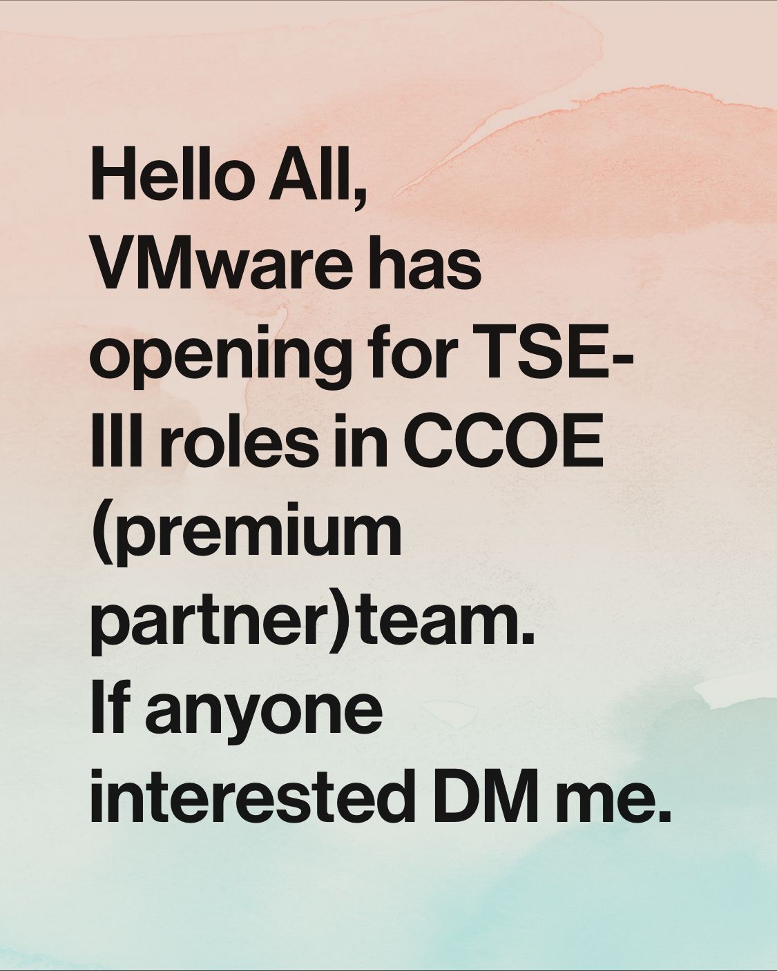 Anand T on LinkedIn: #vmware #openings #tse Anand T on LinkedIn: #vmware #openings #tse