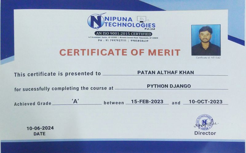 Patan Althaf on LinkedIn: #nipunatechnologies #html #css #python # ... Patan Althaf on LinkedIn: #nipunatechnologies #html #css #python # ...