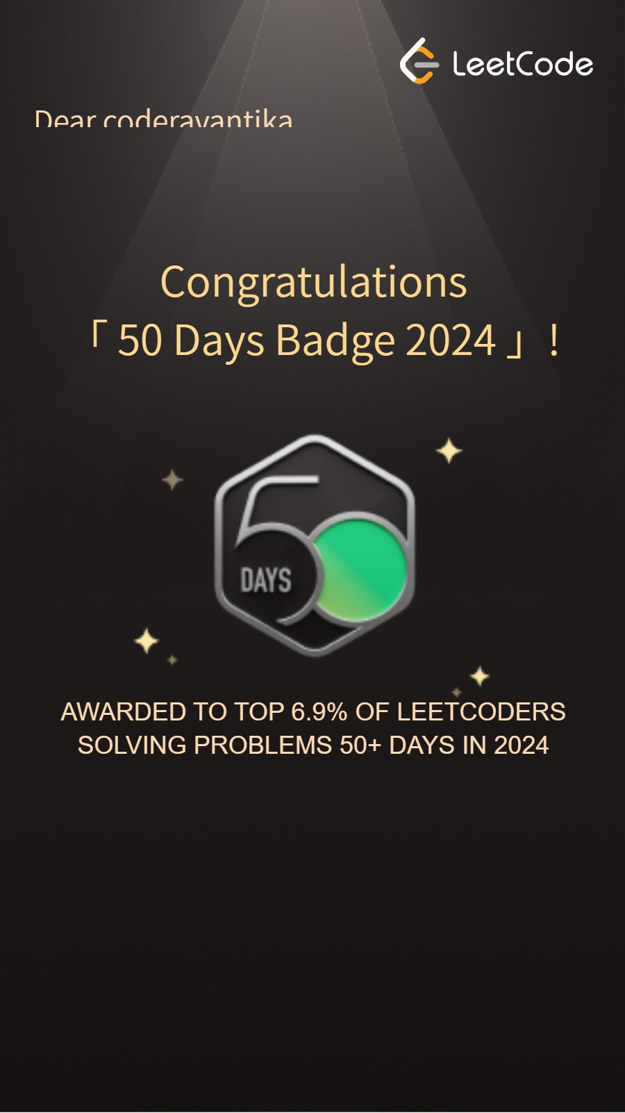 Avantika Shukla on LinkedIn: #coding #achievement #leetcode # ... Avantika Shukla on LinkedIn: #coding #achievement #leetcode # ...