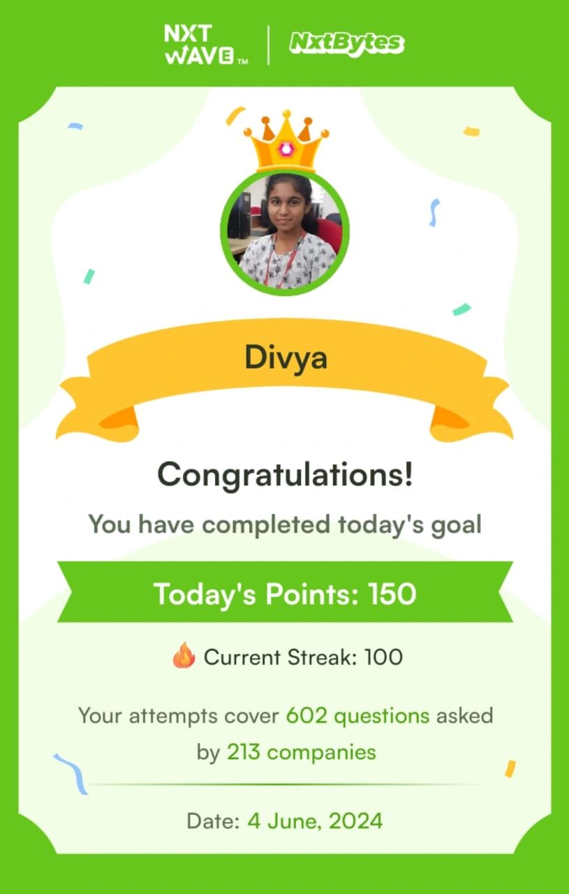 Divya Madde on LinkedIn: #learningjourney #continuousimprovement # ... Divya Madde on LinkedIn: #learningjourney #continuousimprovement # ...