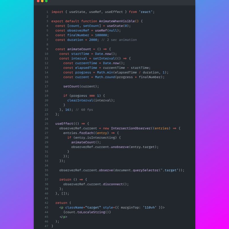 Rajan Kashyap on LinkedIn: #reactjs #intersectionobserver # ... Rajan Kashyap on LinkedIn: #reactjs #intersectionobserver # ...