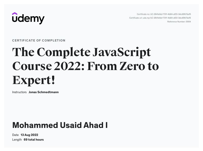 🎉 Completed JavaScript Expert certificate program with Udemy! 🚀💻 ... 🎉 Completed JavaScript Expert certificate program with Udemy! 🚀💻 ...