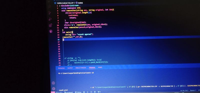 Suyash Agarwal on LinkedIn: #dsa #codingjourney #recursion #problemsolving Suyash Agarwal on LinkedIn: #dsa #codingjourney #recursion #problemsolving