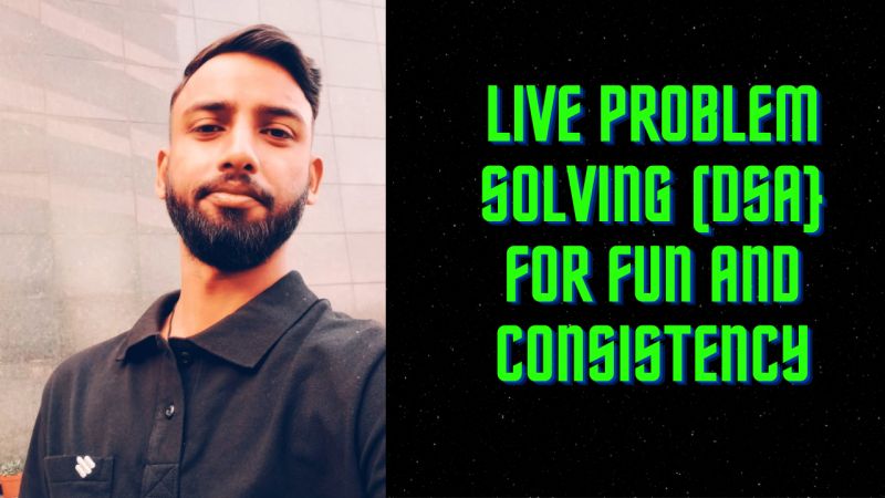 Rohit . on LinkedIn: #dsa #problemsolving #algorithm #fun #consistency Rohit . on LinkedIn: #dsa #problemsolving #algorithm #fun #consistency