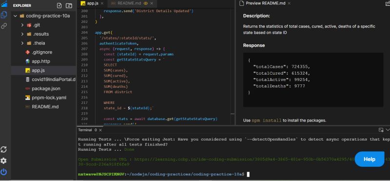 Induja Toorupati on LinkedIn: #day116 #nodejs #expressjs #ccbp #nxtwave ... Induja Toorupati on LinkedIn: #day116 #nodejs #expressjs #ccbp #nxtwave ...