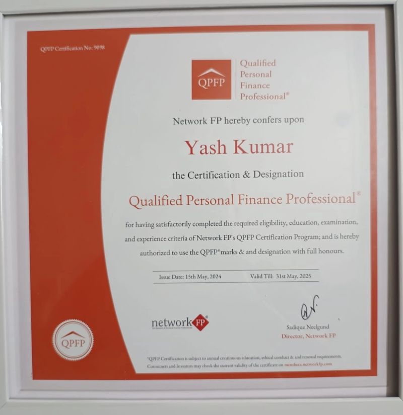 Yash Kumar Bhatia QPFP® on LinkedIn: #richrootswealth Yash Kumar Bhatia QPFP® on LinkedIn: #richrootswealth