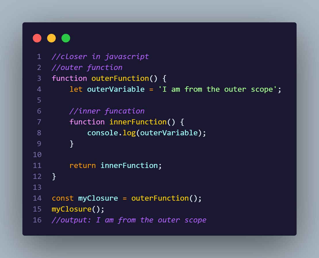 Learn about closures in JavaScript | Padam Thapa posted on the topic ... Learn about closures in JavaScript | Padam Thapa posted on the topic ...