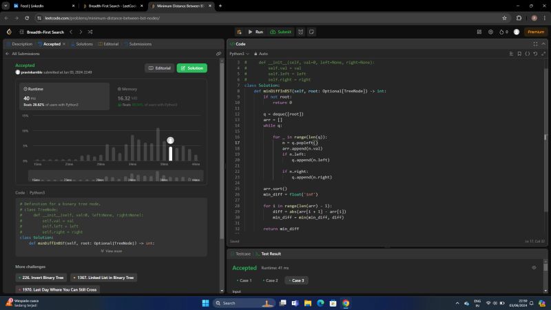 Pravin Kamble on LinkedIn: #365daysofleetcodechallenge #bfs #python # ... Pravin Kamble on LinkedIn: #365daysofleetcodechallenge #bfs #python # ...