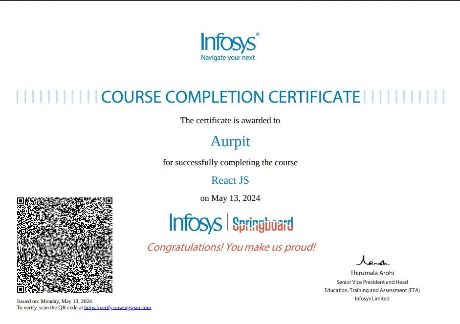 Aurpit Bhatia on LinkedIn: #react Aurpit Bhatia on LinkedIn: #react