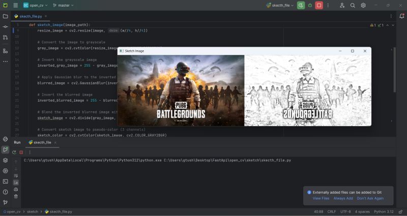 How I created a sketching application with OpenCV | Tushar Gupta posted ... How I created a sketching application with OpenCV | Tushar Gupta posted ...