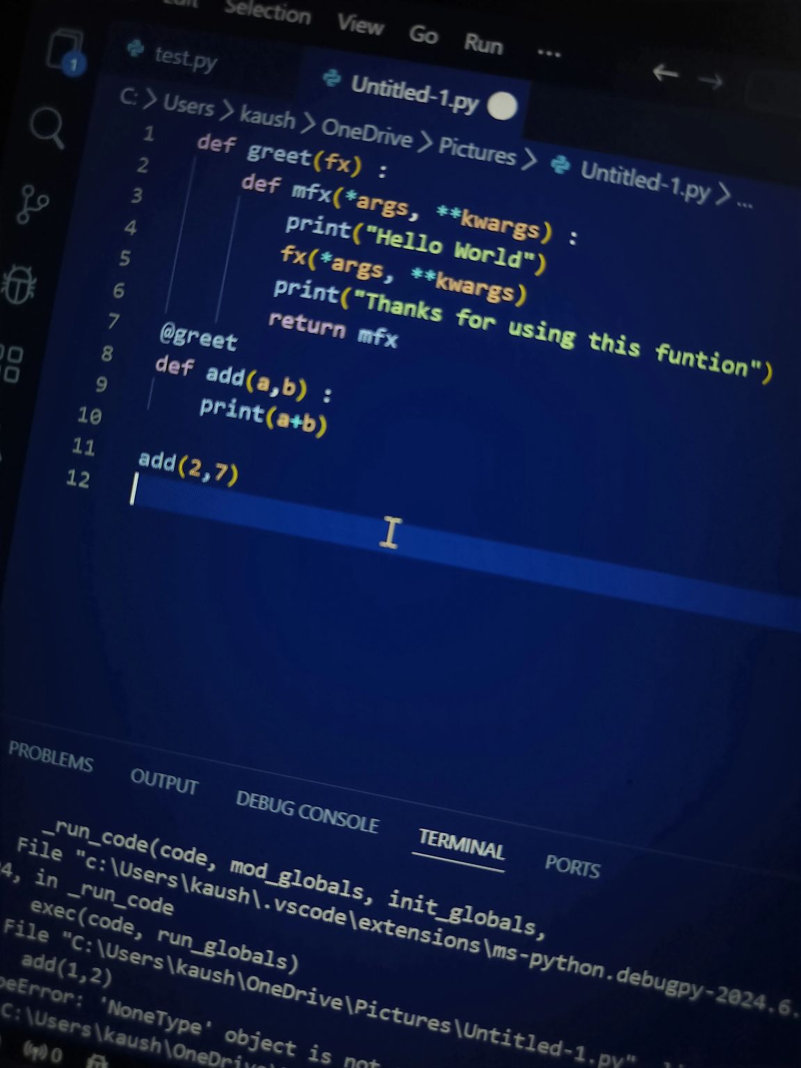 Kaushal Pratap on LinkedIn: Learnt about the decorators in Python. They ... Kaushal Pratap on LinkedIn: Learnt about the decorators in Python. They ...