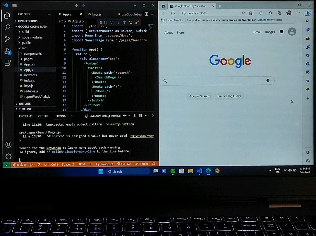 Suraj Kumar Jha on LinkedIn: #reactjs #project #google Suraj Kumar Jha on LinkedIn: #reactjs #project #google