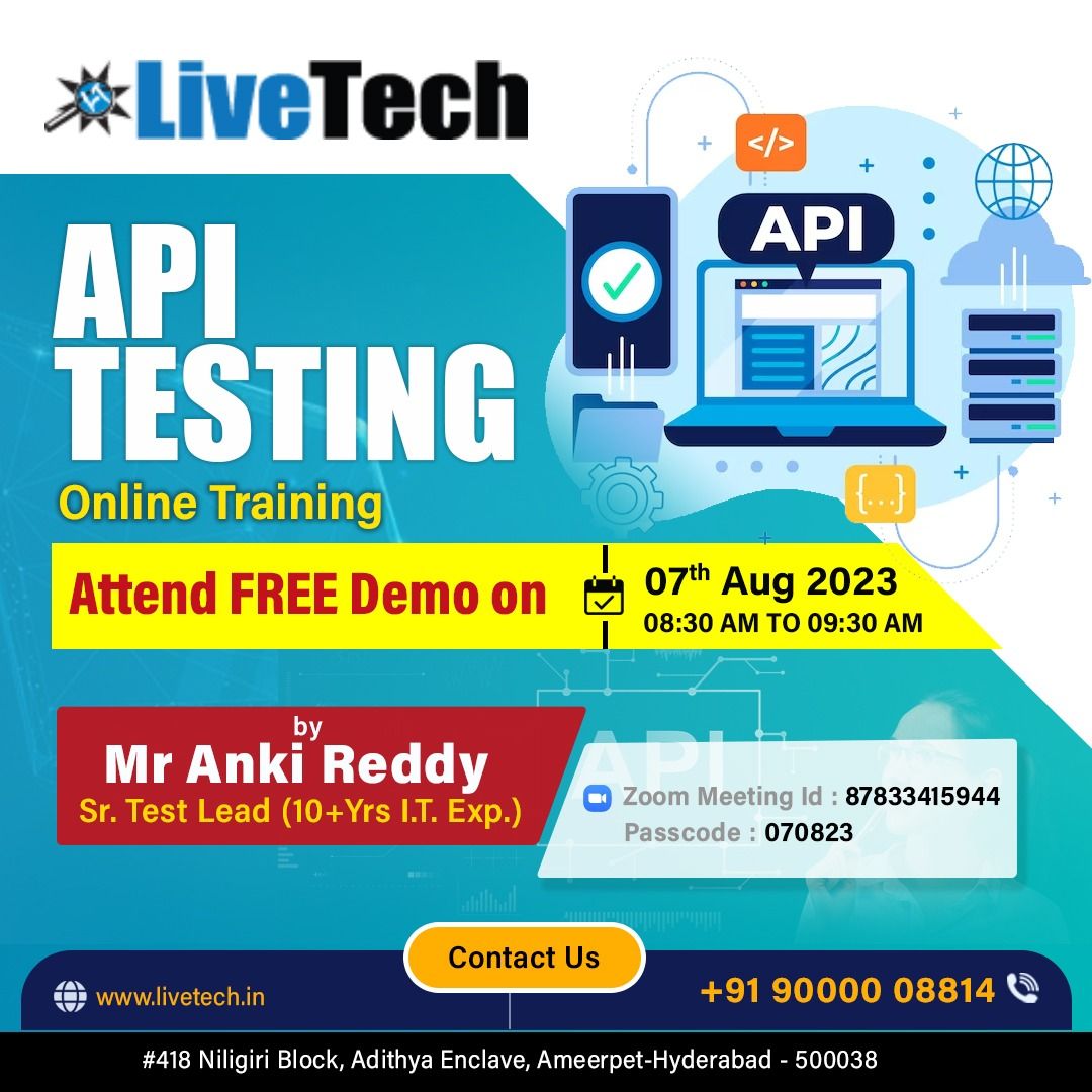 LiveTech QA on LinkedIn: #apitesting #automationtesting #testingtools LiveTech QA on LinkedIn: #apitesting #automationtesting #testingtools