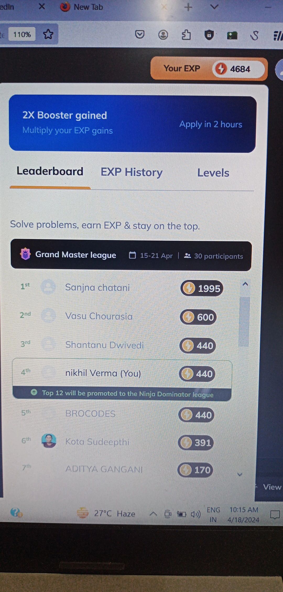 nikhil verma on LinkedIn: currently have 4500+ point in Coding Ninjas ... nikhil verma on LinkedIn: currently have 4500+ point in Coding Ninjas ...