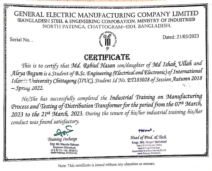 Md.Rabiul Hasan on LinkedIn: #training Md.Rabiul Hasan on LinkedIn: #training