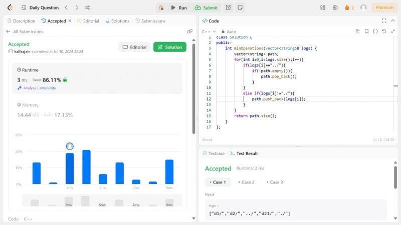 Kalika Jain on LinkedIn: leetcode problem solving Daily Problem-> 1190 ... Kalika Jain on LinkedIn: leetcode problem solving Daily Problem-> 1190 ...