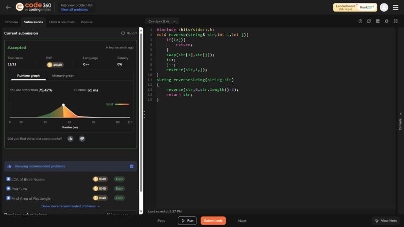 Raman Kumar on LinkedIn: #100daysofcode #codingchallenge #code360 # ... Raman Kumar on LinkedIn: #100daysofcode #codingchallenge #code360 # ...