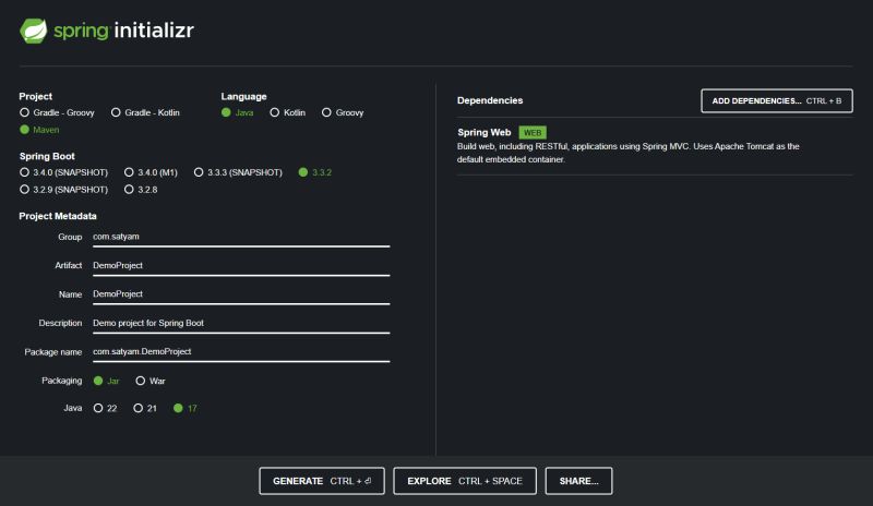 Satyam Mishra on LinkedIn: #springboot #java #backenddevelopment # ... Satyam Mishra on LinkedIn: #springboot #java #backenddevelopment # ...