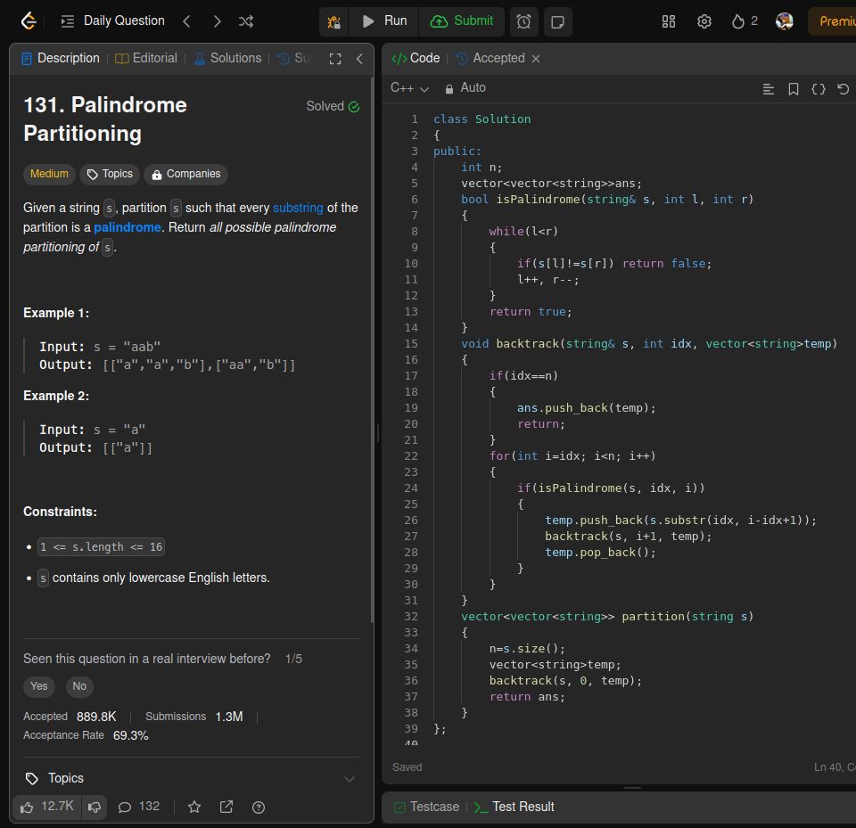 Ahmadul Hasan on LinkedIn: #leetcode #backtracking Ahmadul Hasan on LinkedIn: #leetcode #backtracking
