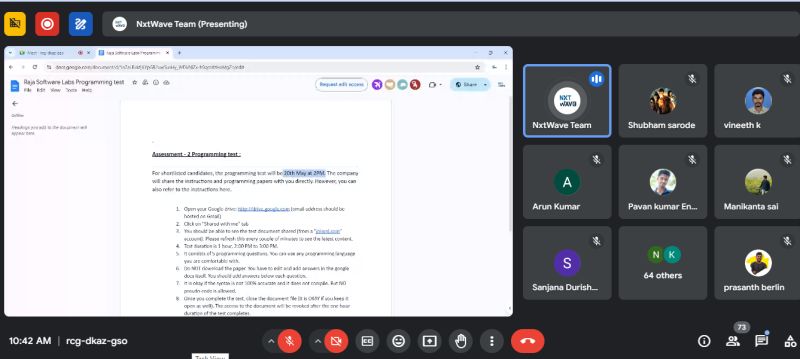 Prasanth P on LinkedIn: #nxtwave #programmingtest #assessmentguidance # ... Prasanth P on LinkedIn: #nxtwave #programmingtest #assessmentguidance # ...