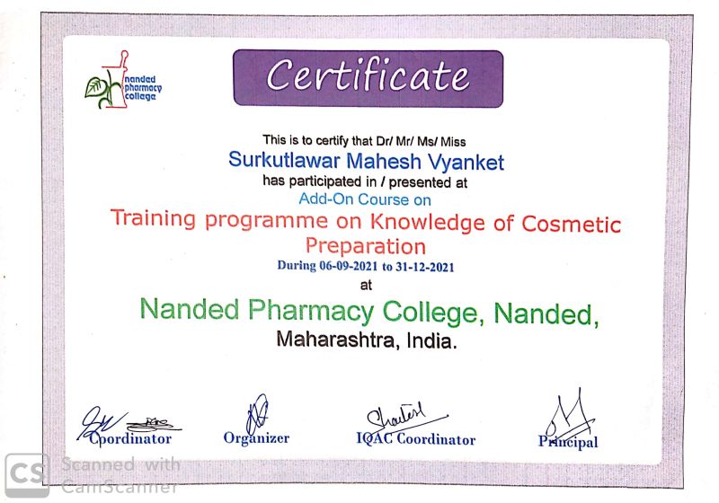 Mahesh Surkutlawar on LinkedIn: I have completed my Training programme ... Mahesh Surkutlawar on LinkedIn: I have completed my Training programme ...