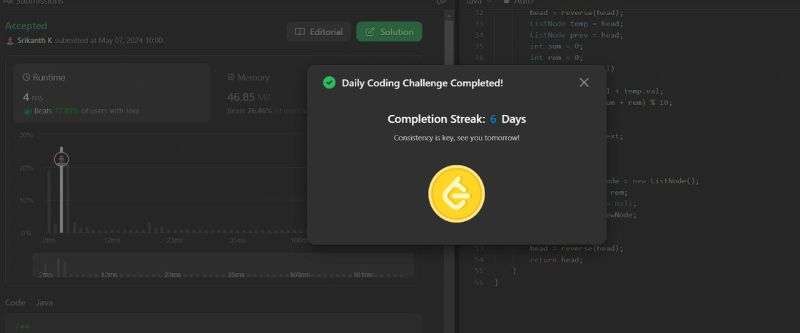 K Srikanth on LinkedIn: #potd #geeksforgeeks #leetcode #problemsolving ... K Srikanth on LinkedIn: #potd #geeksforgeeks #leetcode #problemsolving ...