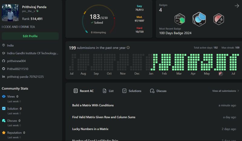 Prithviraj Panda on LinkedIn: #leetcode #codenewbie #dsa #cpp # ... Prithviraj Panda on LinkedIn: #leetcode #codenewbie #dsa #cpp # ...