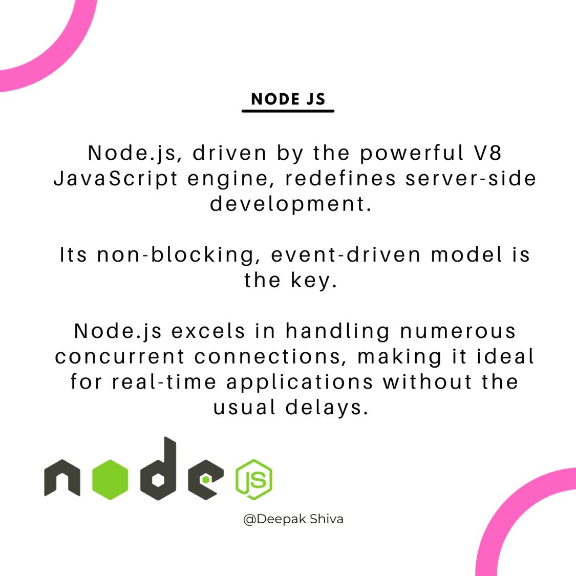 Deepak Shiva on LinkedIn: #nodejs #webdevelopment #realtimeapps # ... Deepak Shiva on LinkedIn: #nodejs #webdevelopment #realtimeapps # ...