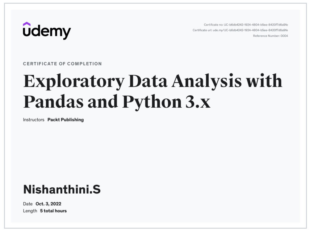 Nishanthini S on LinkedIn: #exploratorydataanalysis #python Nishanthini S on LinkedIn: #exploratorydataanalysis #python