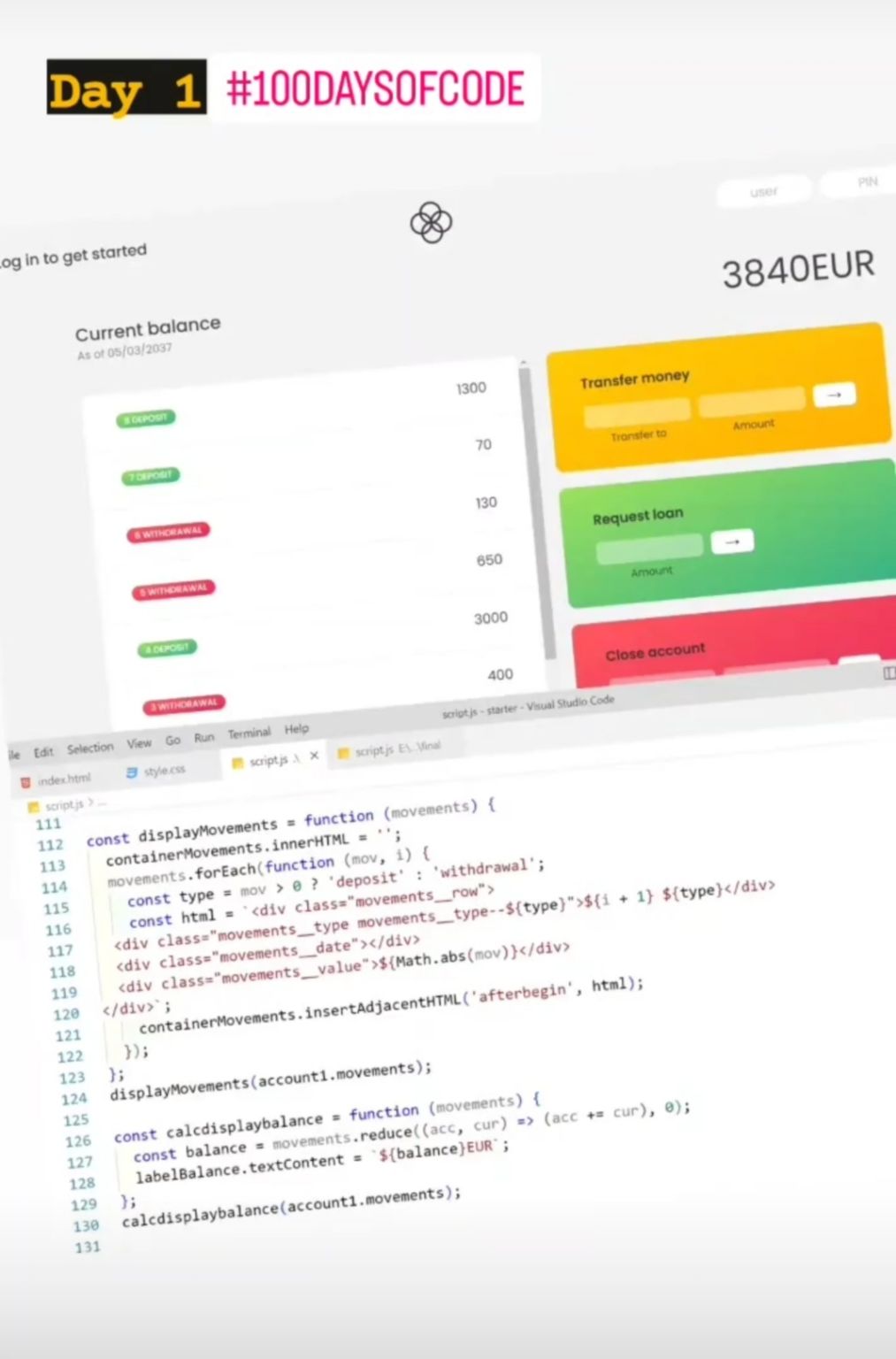 Kabilan K on LinkedIn: #100daysofcodingchallenge Kabilan K on LinkedIn: #100daysofcodingchallenge