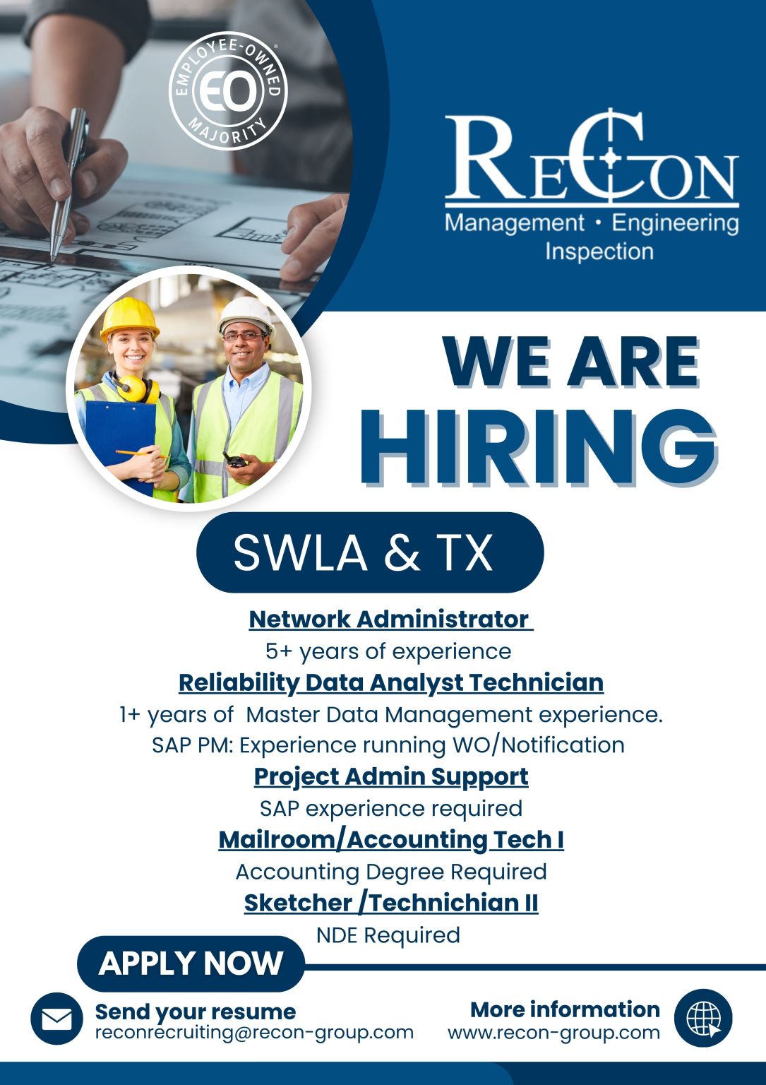 ReCon Management Services, Inc. on LinkedIn: #nowhiring #joinourteam # ... ReCon Management Services, Inc. on LinkedIn: #nowhiring #joinourteam # ...