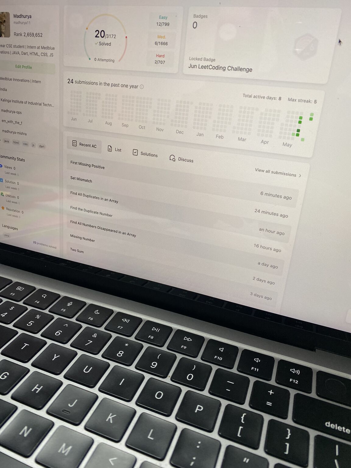 Madhurya Mishra on LinkedIn: #leetcode #codingchallenge # ... Madhurya Mishra on LinkedIn: #leetcode #codingchallenge # ...